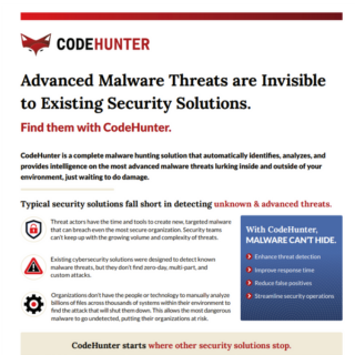 CodeHunter Malware Resources